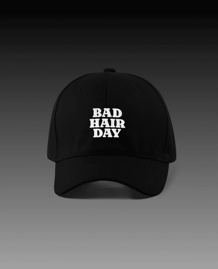 Bad Hair Day Black // Baseball Cap – TORCC